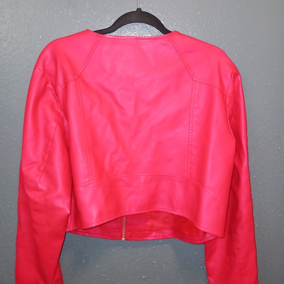 Ashley Stewart | Jackets & Coats | Ashley Stewart Red Half Jacket ...